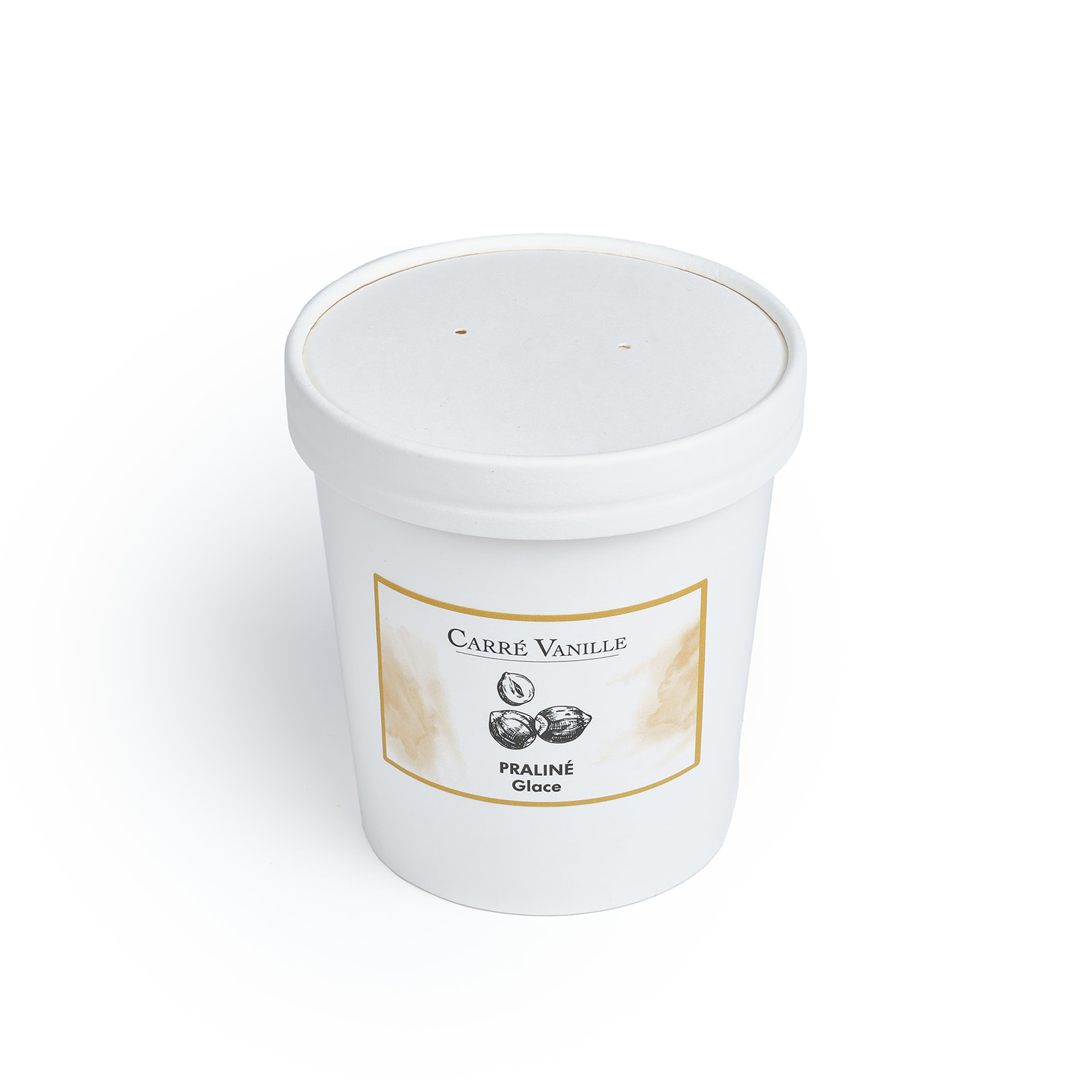 CRÈME GLACÉE PRALINÉ - Carré Vanille